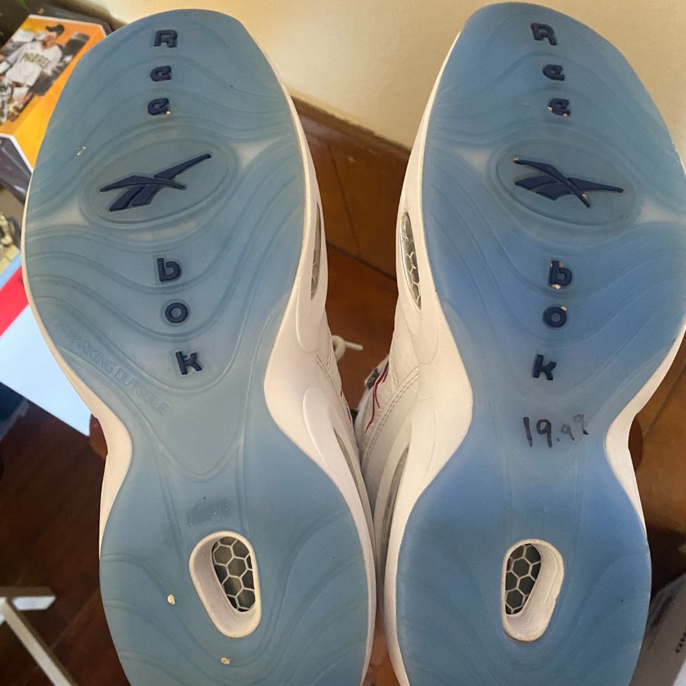 Reebok Allen Iverson Question Mid J82534 White Shoes … - Gem